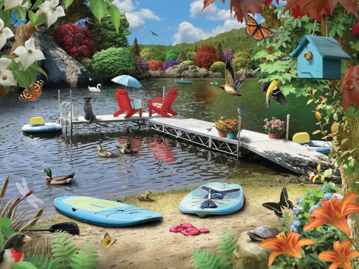 Adirondack Lake Afternoon Jigsaw Puzzle | 300 Pieces